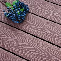 China Best Solid Core Piso WPC PVC Patios Timber Smooth 3D Embossing Outdoor Composite Deck for sale