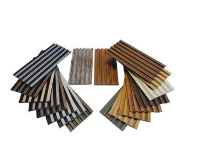 Cina Pannelli 3D In legno di plastica composita WPC PVC pannello da parete per decorazioni murali interne domestiche in vendita