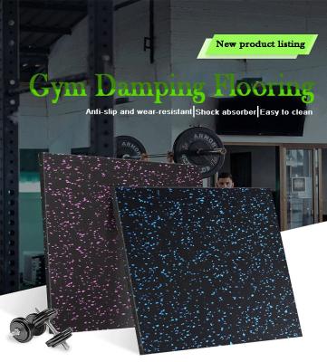 China Gepersonaliseerde kleuren Fitness Interlock vloer mat Totaaloplossing voor Interlock gymvloer Te koop