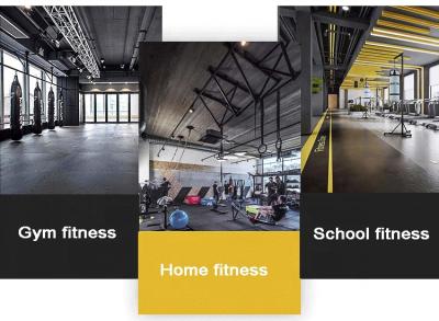 China Gepersonaliseerde kleuren Fitness Interlock vloer mat Totaaloplossing voor Interlock gymvloer Te koop