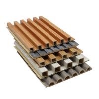 China Customized Size PWC Wall Paneling Plastic Sheet de PVC Efecto Madera for SPC Wall Panel for sale