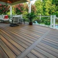 China Outdoor Deck Boards with Solid Co-Extruded Design Long-Lasting and Low Maintenance for sale