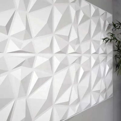 中国 2023 高光沢 PVC 3D 壁パネル 豪華 リビング テレビ バックグラウンド 販売のため