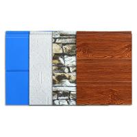 China Modern Design Style Fireproof Polyurethane Rock Wool Sandwich Panel for Exterior Wall for sale