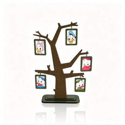 China Full Color Custom 3D Printing Family Tree Photo Frame Hanging Picture Holder for sale