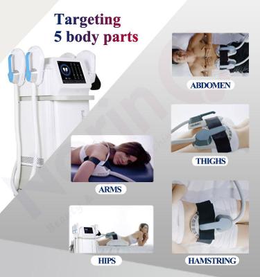 China 7 TeslaEMShape  Neo Rf 4 Handle Simultaneous Work EMShapeingBody EMShape Slimming Machine for sale