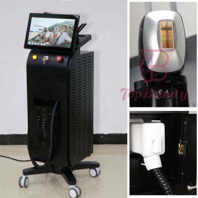Cina Grande attrezzatura verticale di bellezza del diodo del dispositivo 808nm del laser a diodi di dimensione di punto YAG IPL in vendita