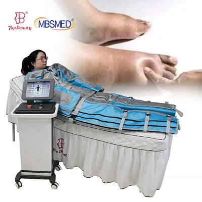 China Salon Use Presoterapia Massage Air Pressure Device 24 Airbags Body Pressotherapy Lymphatic Drainage Air Pressotherapy Machine for sale