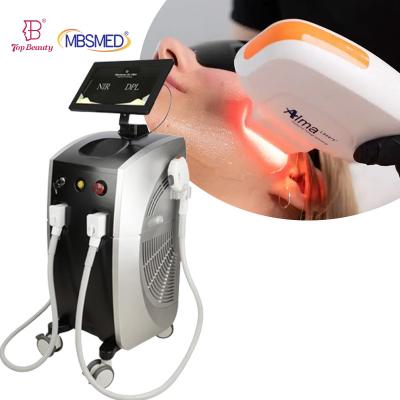 China NIR Milk Light Whitening Beauty Equipment 3 Wavelength 755 808 1064 Permanent Painless 808 Diode Laser Machine Hair Removal Laser for sale