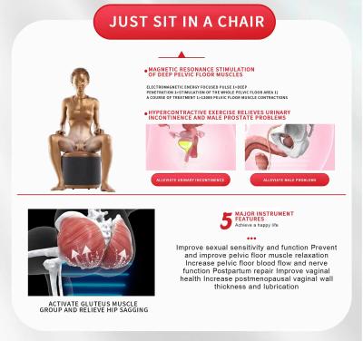 Cina Ems Pelvic Chair Ergonomic Cushion Pelvic Floor Muscle Repair Machine Muscle Trainer Pelvic Floor Strumento in vendita