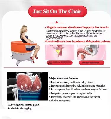 Cina Non-invasivo allenatore pelvico piano muscolare macchina Ems Chair Muscle Stimulator in vendita