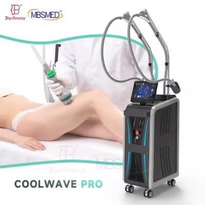 Cina Coolwave 3 manicotti Slimming Machine corpo 2.45GHz rimozione del grasso in vendita