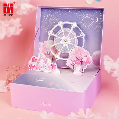 Cina Scatola d'imballaggio della grande di regalo il contenitore di immagazzinamento in della scatola chiusura magnetica del nastro per il regalo di compleanno in vendita