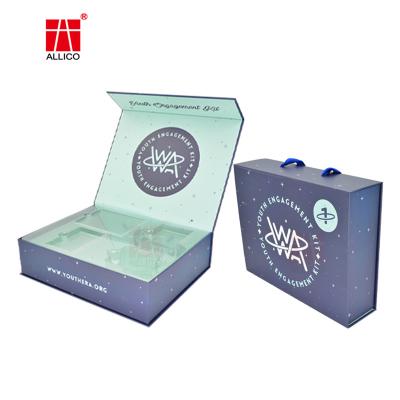 China Faltende Verpackenpappschachtel-magnetische Schließungs-Geschenkbox fertigte besonders an zu verkaufen