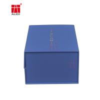 China Blue Gift Boxes With Magnetic Lids Foldable Present Packaging Boxes for sale