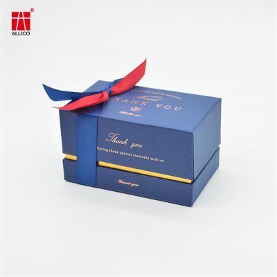 Cina Ring Jade Pendant Packing Cardboard Rigid Ring Gift Box Paper Packaging per gioielli in vendita