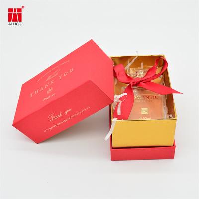 Cina Contenitore d'imballaggio di grande di dimensione di regalo dei contenitori di Natale regalo pieghevole magnetico su ordinazione rigido della decorazione in vendita