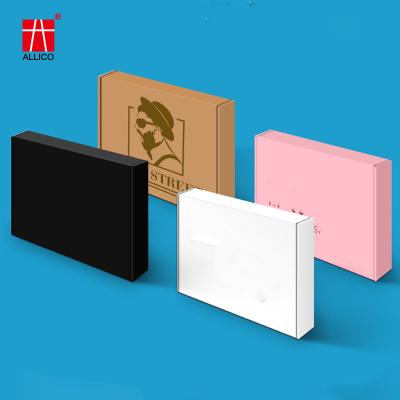 中国 注文の折りたたみ4の色刷の波形の店の郵送の包装箱 販売のため