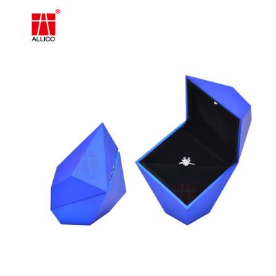 Cina Collana su ordinazione Ring Box Jewelry Packaging Box del braccialetto dell'orecchino di Logo Velvet Jewelry Box Luxury in vendita