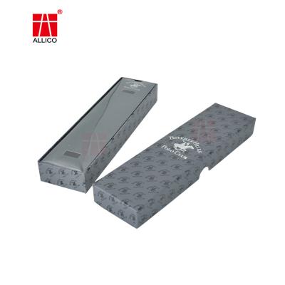 中国 黒い注文のロゴのエヴァの泡の挿入物が付いている箱を包む磁気閉鎖のボール紙のギフト用の箱 販売のため