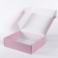 China E Flute Corrugated Mailing Boxes 66% Recycled Material For Clothes for sale