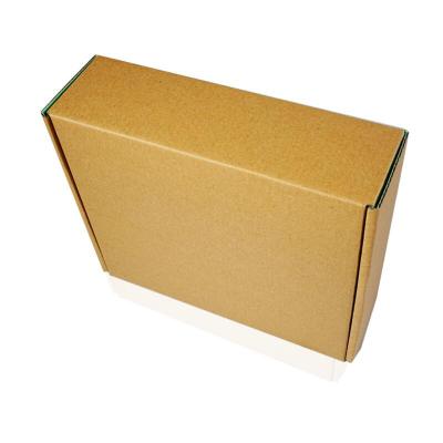 中国 波形-板ロゴの包装の出荷のギフト用の箱の緑の郵便利用者箱 販売のため