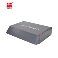 China Black Simple Folding Corrugated Paper Mailer Box Packaging Case for sale