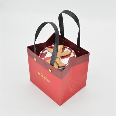 Cina Borsa rossa del regalo del nuovo anno, 600g alle grandi borse di distributore di giornali 1600g in vendita