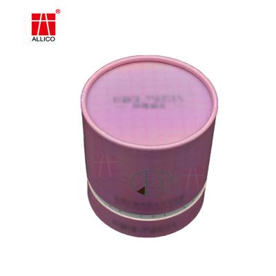 Cina Contenitore d'imballaggio cosmetico di metropolitana rotonda porpora di CMYK per il prodotto di cura di pelle in vendita