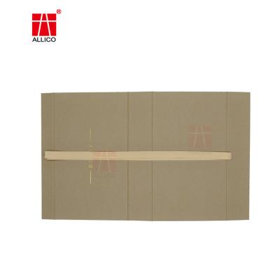 China De Vouwbare Verschepende Dozen van de lintsluiting, SGS Bruine Kraftpapier Giftdozen Te koop