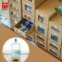 China Shoes Packaging Box Waterproof Cardboard Heavy Duty Stackable Stable Storage for sale