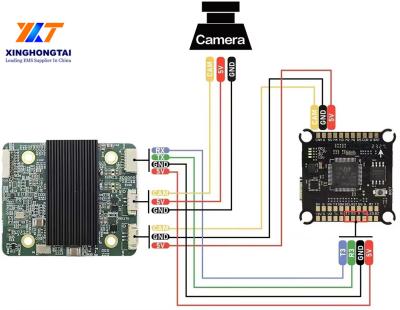 Cina Sistema di tracciamento UAV Head Tracker FPV PCBA Circuit Control Board con materiale base FR4 in vendita