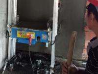 China DaNiu 2.0 automatic wall plastering system machine with foldable pole for sale
