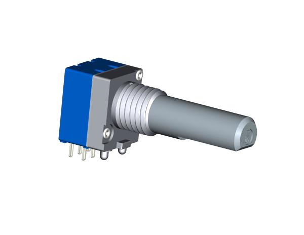 8 mm Metallwellenverschlusscodeur, Logiktyp, horizontaler Typ, Kanalwechselcodeur