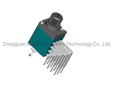중국 네 단위 회전식 전위계 수직형 스퀘어 형상 RV97P2B0 판매용