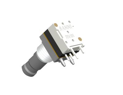 China 18 Detent Industrial Rotary Encoder Logic With 0.5 Travel Push Switch for sale