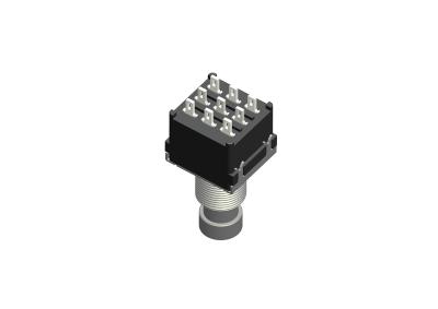 China SF17011M ON ON Guitar Pedal Footswitch 9 Terminal Vertical Mounting for sale
