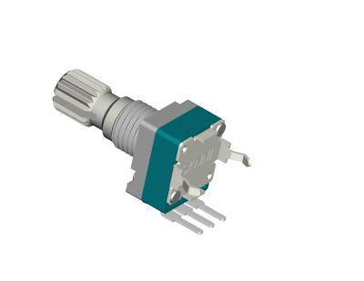 China Potenciómetro divisor de voltaje giratorio ajustable PCB Lug 300-3MkΩ Resistencia de banda única o doble en venta