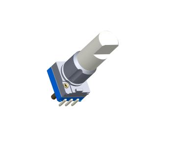 China Potenciômetro rotativo de PCB Lug de banda única ou dupla 300-3MK Resistência de Ohm -25.C-85.C à venda