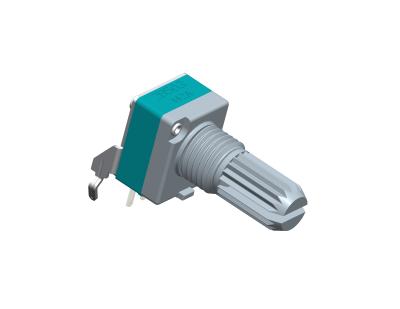 China Hersteller Lieferant 09 mm Horizontales Drehpotentiometer mit Halterung für Audiogeräte zu verkaufen