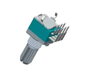 Chine Fabricant 9 mm Potentiomètre rotatif de type vertical Potentiomètre à double bande pour l'application audio à vendre