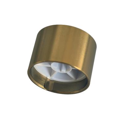 China Goldfarbene Metallpotentiometerknöpfe für Potentiometerwelle zu verkaufen