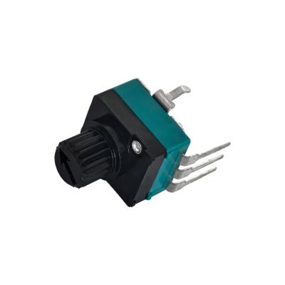 China RV97P6N0 Gekartelde As Draaibare Elektrische Potentiometer Voor Nauwkeurige Regelingsnauwkeurigheid Te koop