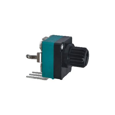 China RV97P6N0 Gekartelde As Draaibare Elektrische Potentiometer Voor Nauwkeurige Regelingsnauwkeurigheid Te koop