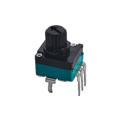 China RV97P6N0 Gekartelde As Draaibare Elektrische Potentiometer Voor Nauwkeurige Regelingsnauwkeurigheid Te koop