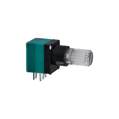 中国 RV97RLN0 透明LEDポテンショメータ ローレットシャフトロータリーポテンショメータ デバイス PCBラグ端子付き 販売のため