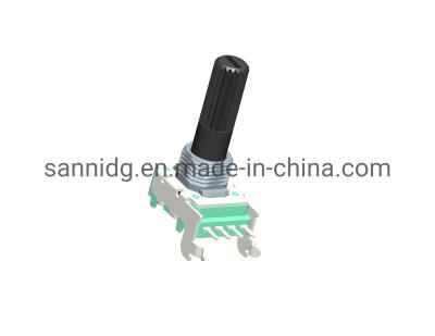 China 10 Rotational Life Rotary Potentiometer with Shaft Type Knurled and Shaft Length 6mm-20mm for sale