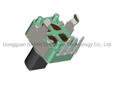 China 0.05W Power Rating Rotary Potentiometer with 000 Cycles Rotational Life and Customized Shaft Length of 6mm-20mm for sale