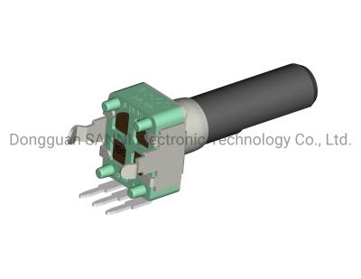 China Resistance Tolerance ±20 Percent Rotary Potentiometer with Plastic Shaft Material Operating Temperature Range Minus 25 to 85 Degrees Celsius for sale