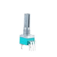 China Flat Shaft Type Rotary Adjustable Resistor 6mm Diameter Customizable Variable Resistor Suitable for Electronic Circuit Control for sale